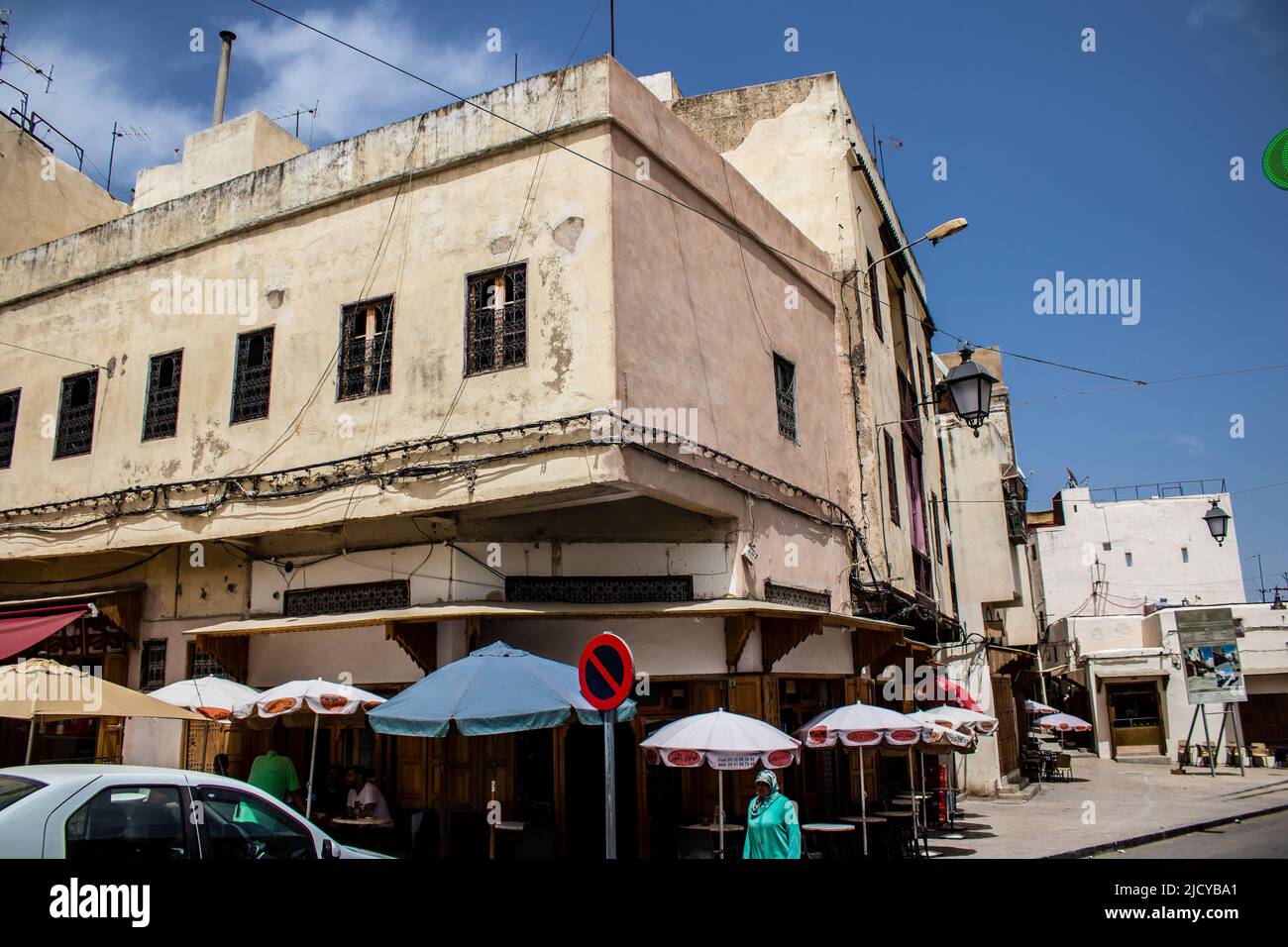 Fez, Morocco - June 16, 2022 Cityscape and architecture of Fez, the ...