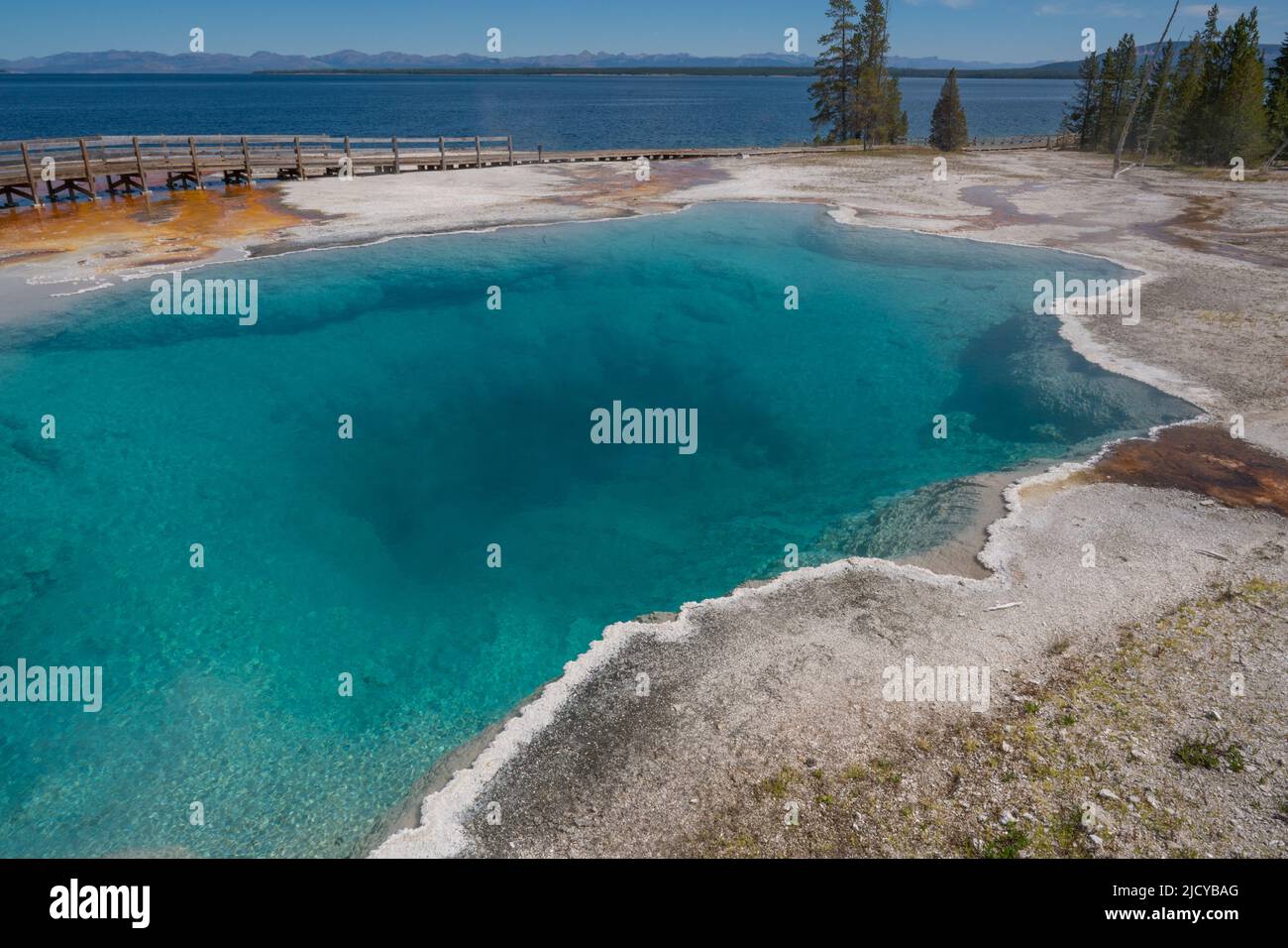Acid pools yellowstone hi-res stock photography and images - Alamy