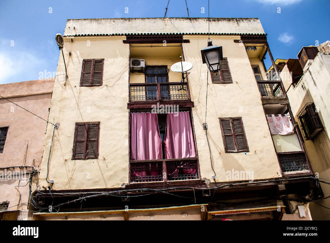 Fez, Morocco - June 16, 2022 Cityscape and architecture of Fez, the ...