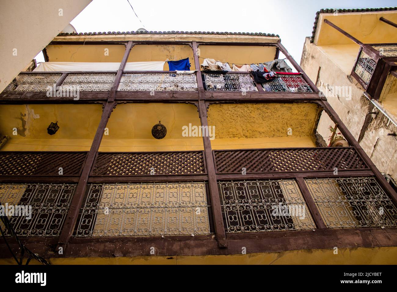 Fez, Morocco - June 16, 2022 Cityscape and architecture of Fez, the ...