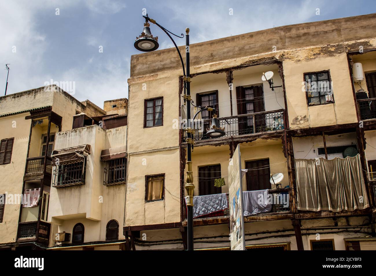 Fez, Morocco - June 16, 2022 Cityscape and architecture of Fez, the ...