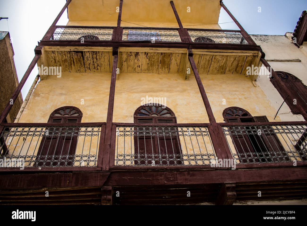 Fez, Morocco - June 16, 2022 Cityscape and architecture of Fez, the ...