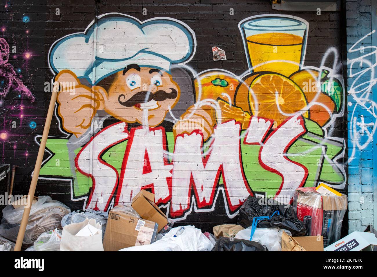 Grill wall hi-res stock photography and images - Alamy
