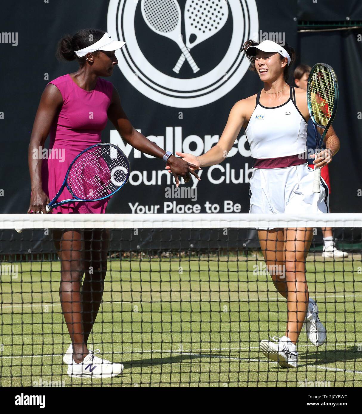 Berlin, Germany. 16th June, 2022. Tennis, WTA Tour, Round of 16 doubles ...