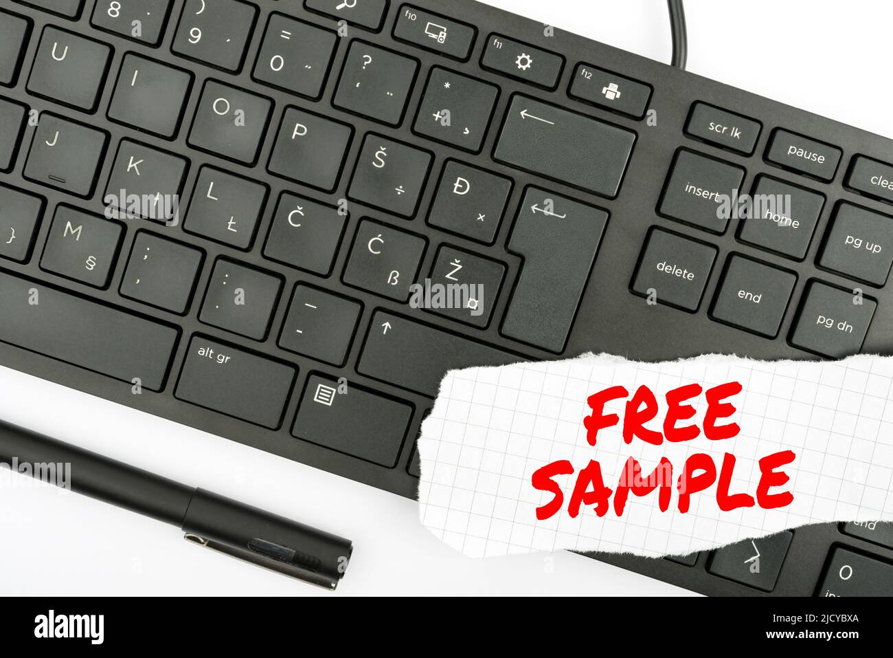 Inspiration showing sign Free Sample. Concept meaning portion of ...