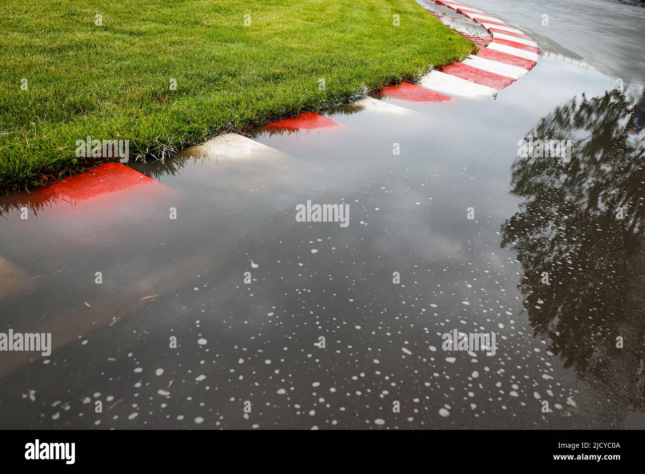 The track flooded during the Formula 1 AWS Grand Prix du Canada 2022 ...