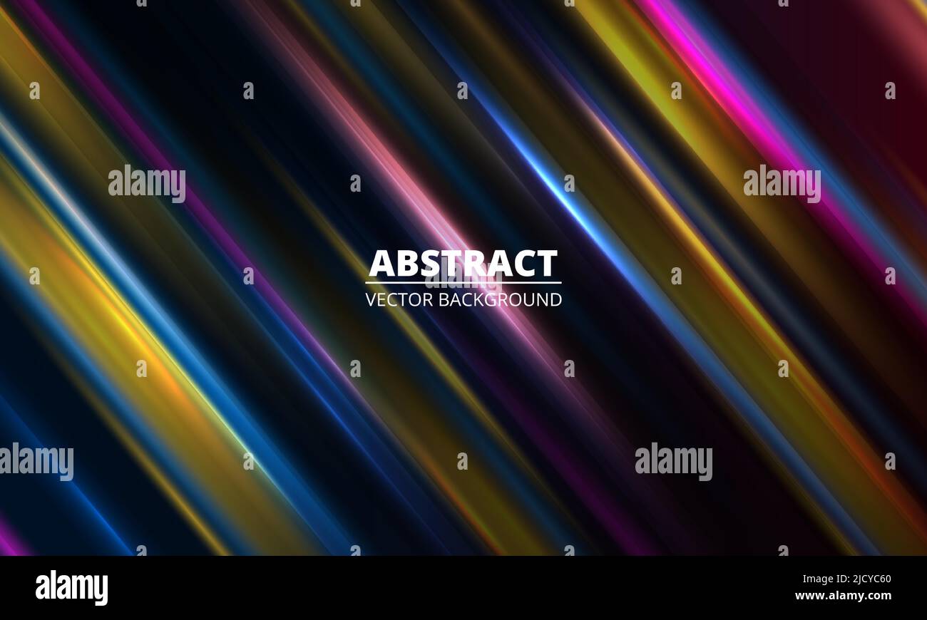 Striped abstract background with diagonal multi coloured lines. Striped ...