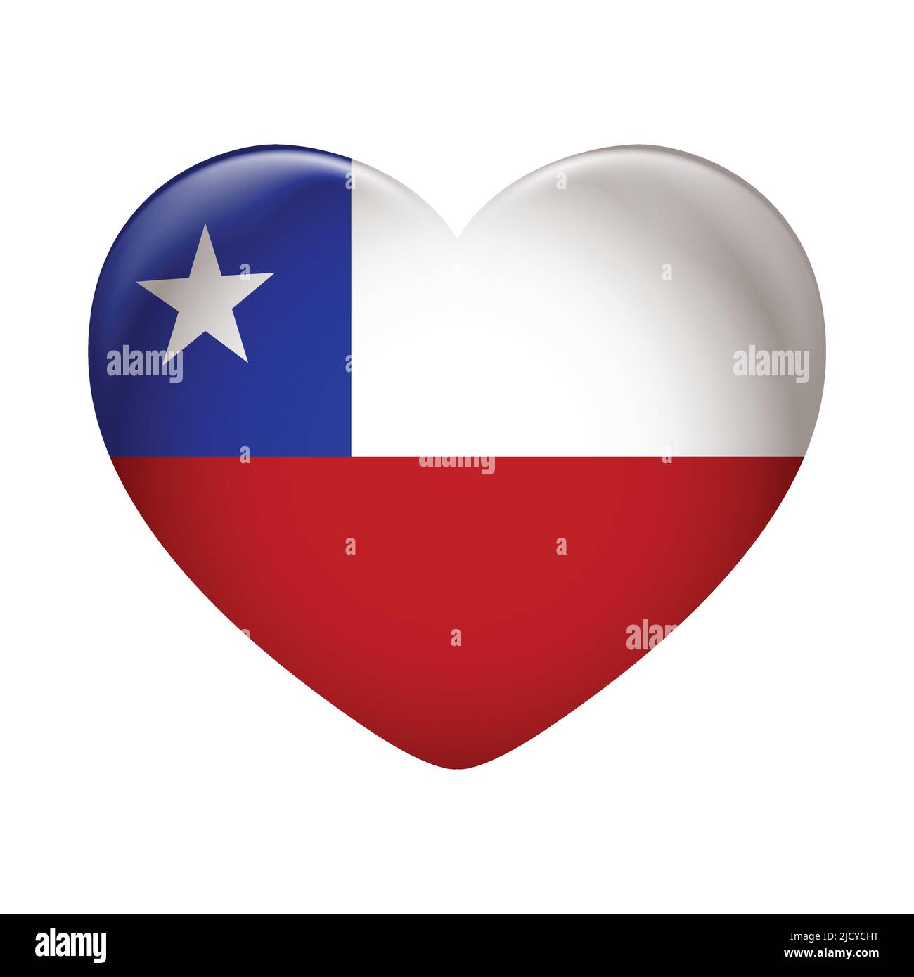 Chile flag icon isolated on white background. Chile flag. Flag icon ...