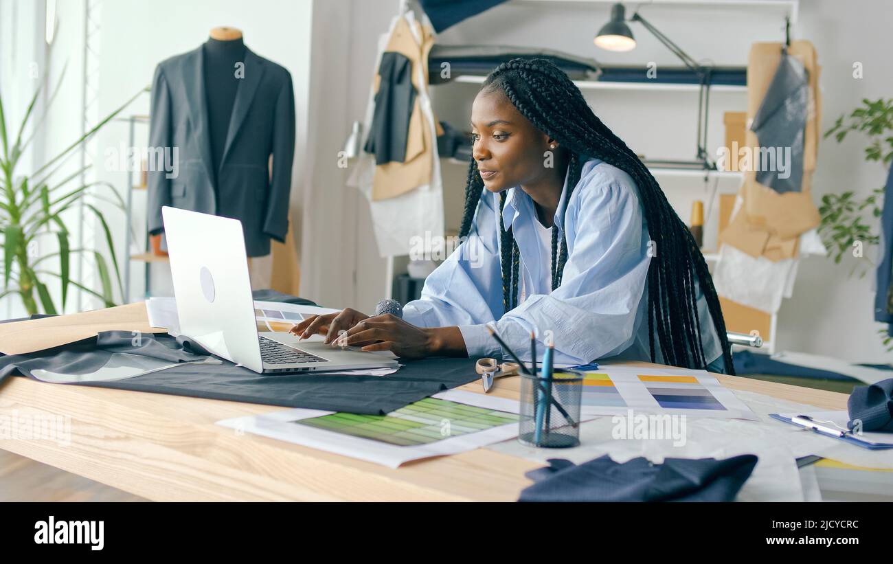 The Talented African-American Woman Fashion Designer Creates, Fashion ...