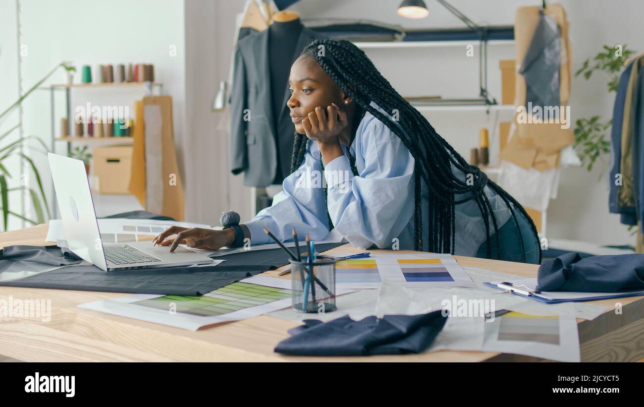 The Talented African-American Woman Fashion Designer Creates, Fashion ...