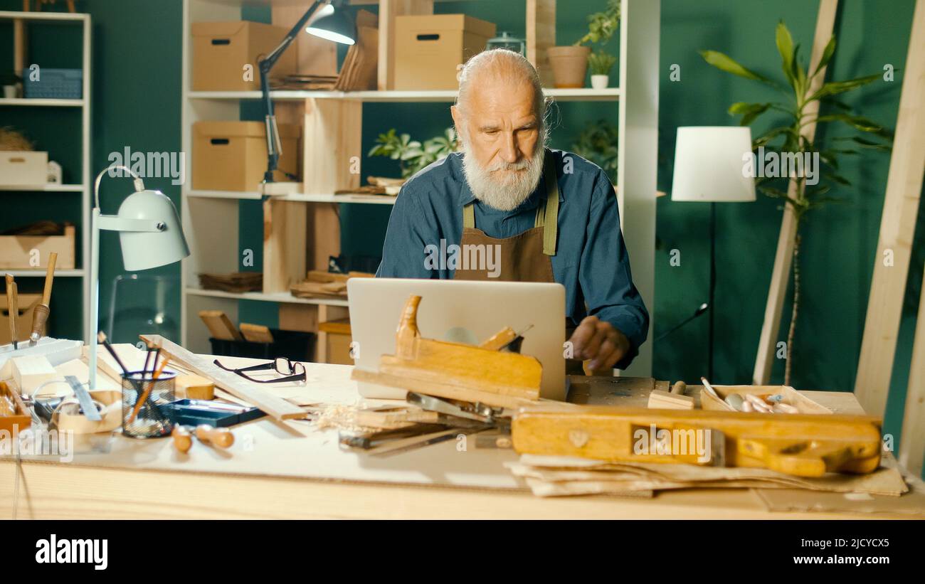 A Focused Carpenter Develops Layouts from Wood Models 3D Sketches Using ...