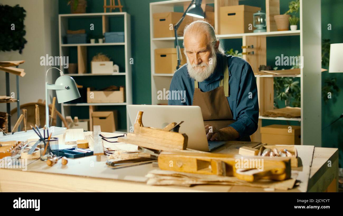 A Focused Carpenter Develops Layouts from Wood Models 3D Sketches Using ...