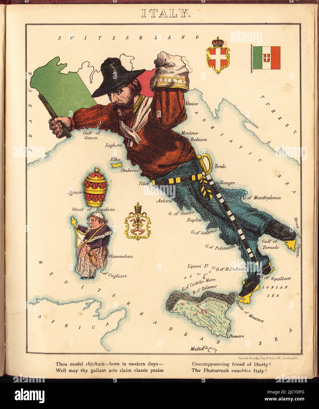 Archival italy map hi-res stock photography and images - Alamy