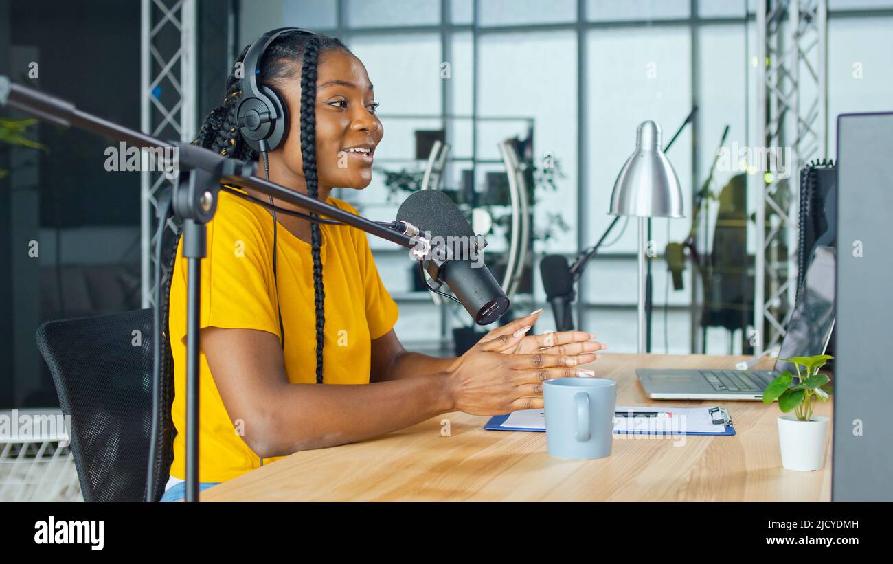 African American Streamer Leads a Podcast and Answers Questions in the ...