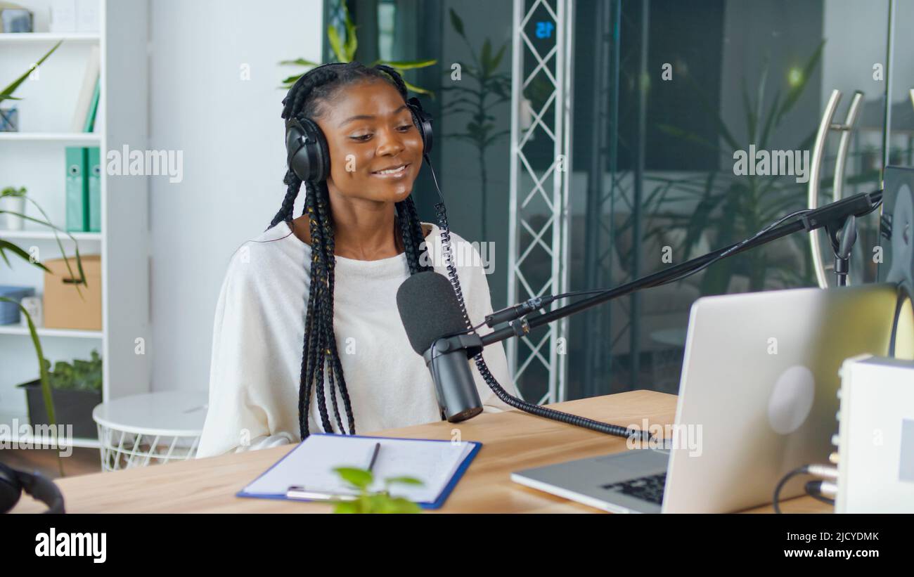 African American Streamer Leads a Podcast and Answers Questions in the ...