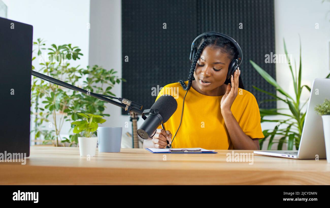 African American Streamer Leads a Podcast and Answers Questions in the ...