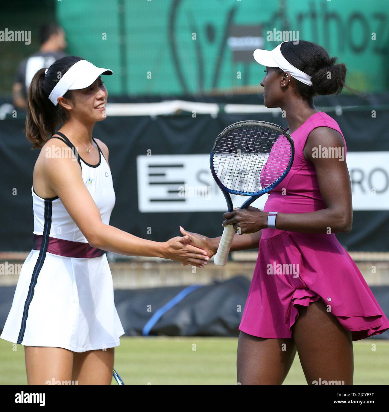 Berlin, Germany. 16th June, 2022. Tennis, WTA Tour, Round of 16 doubles ...