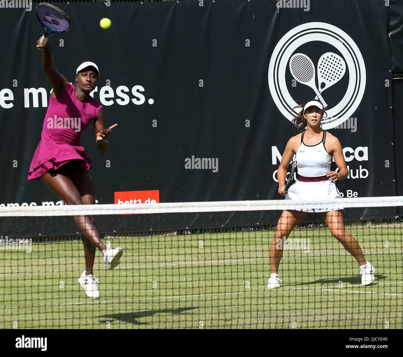 Berlin, Germany. 16th June, 2022. Tennis, WTA Tour, Round of 16 doubles ...