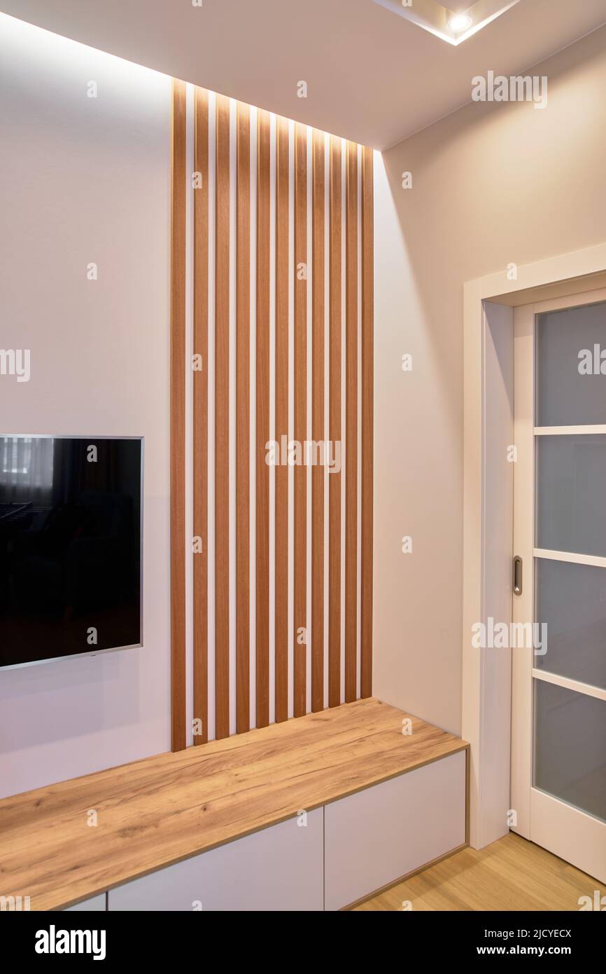 Beautiful and elegant background of wooden slats Stock Photo - Alamy