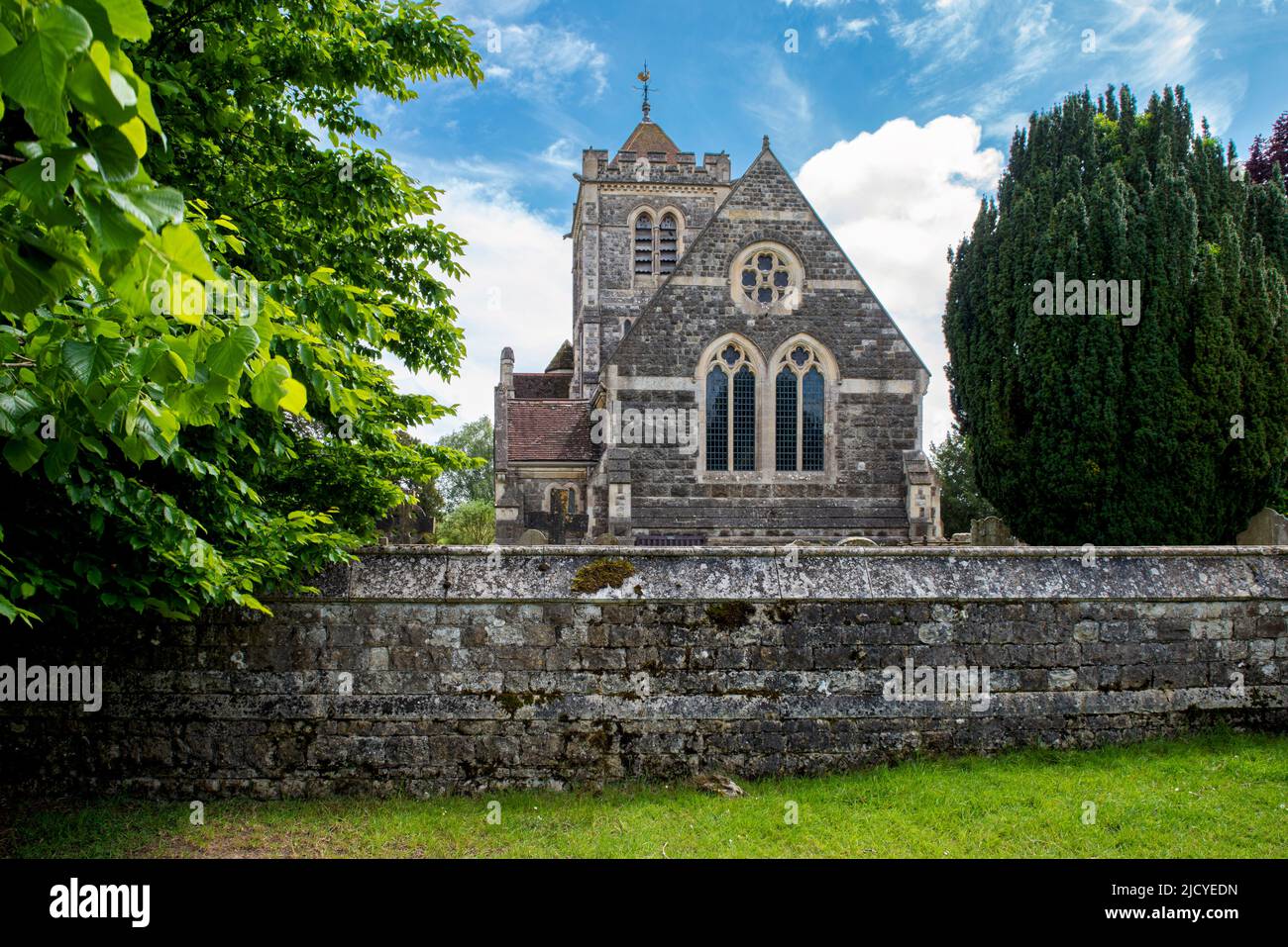 St. Giles’ Church in Shipbourne near Tonbridge, Kent, England Stock ...