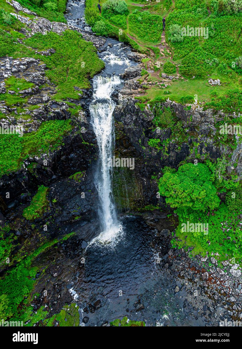 Eas Fors Waterfall, Ballygowan, Isle of Mull, Scotland – A series of ...