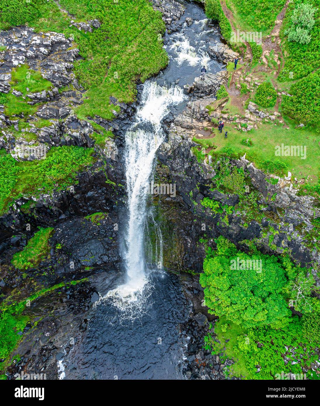 Eas Fors Waterfall, Ballygowan, Isle of Mull, Scotland – A series of ...