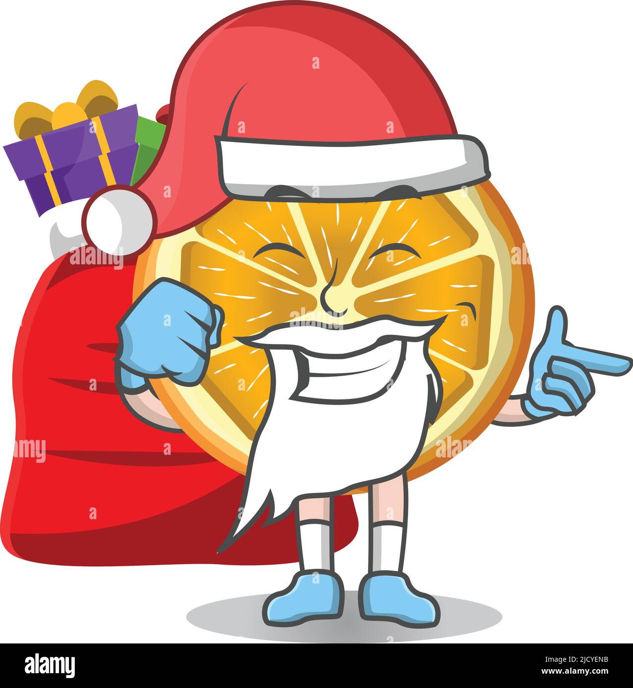 Christmas cartoon vitamin character Stock Vector Images - Alamy