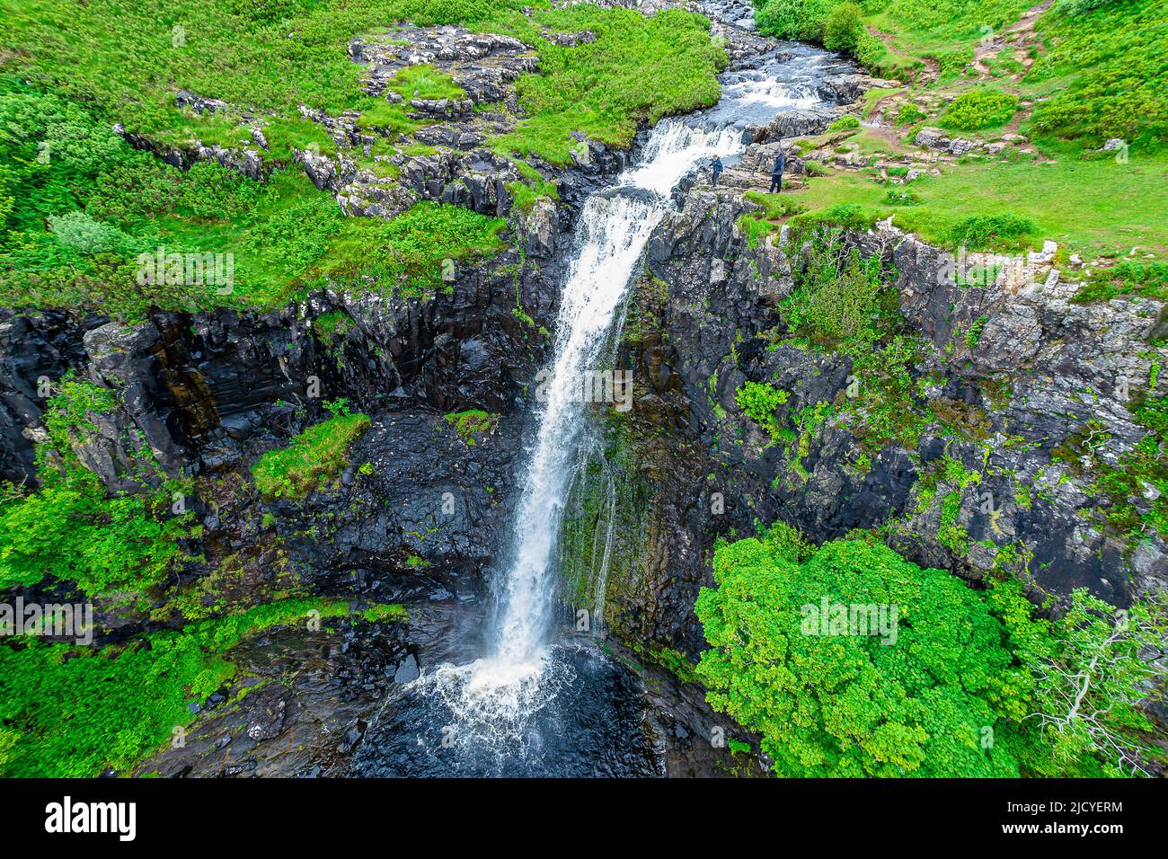 Eas Fors Waterfall, Ballygowan, Isle of Mull, Scotland – A series of ...