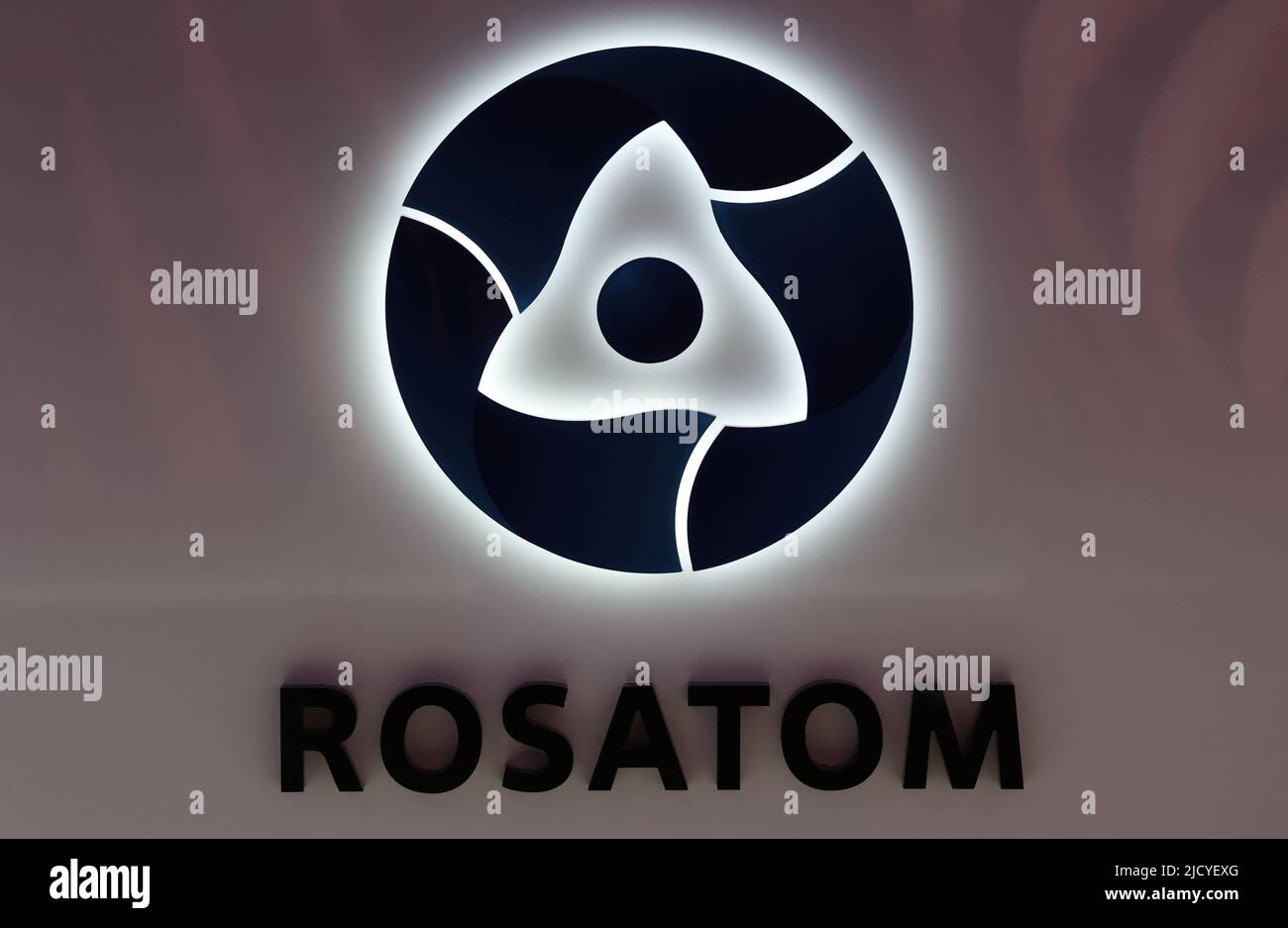 Rosatom logo hi-res stock photography and images - Alamy