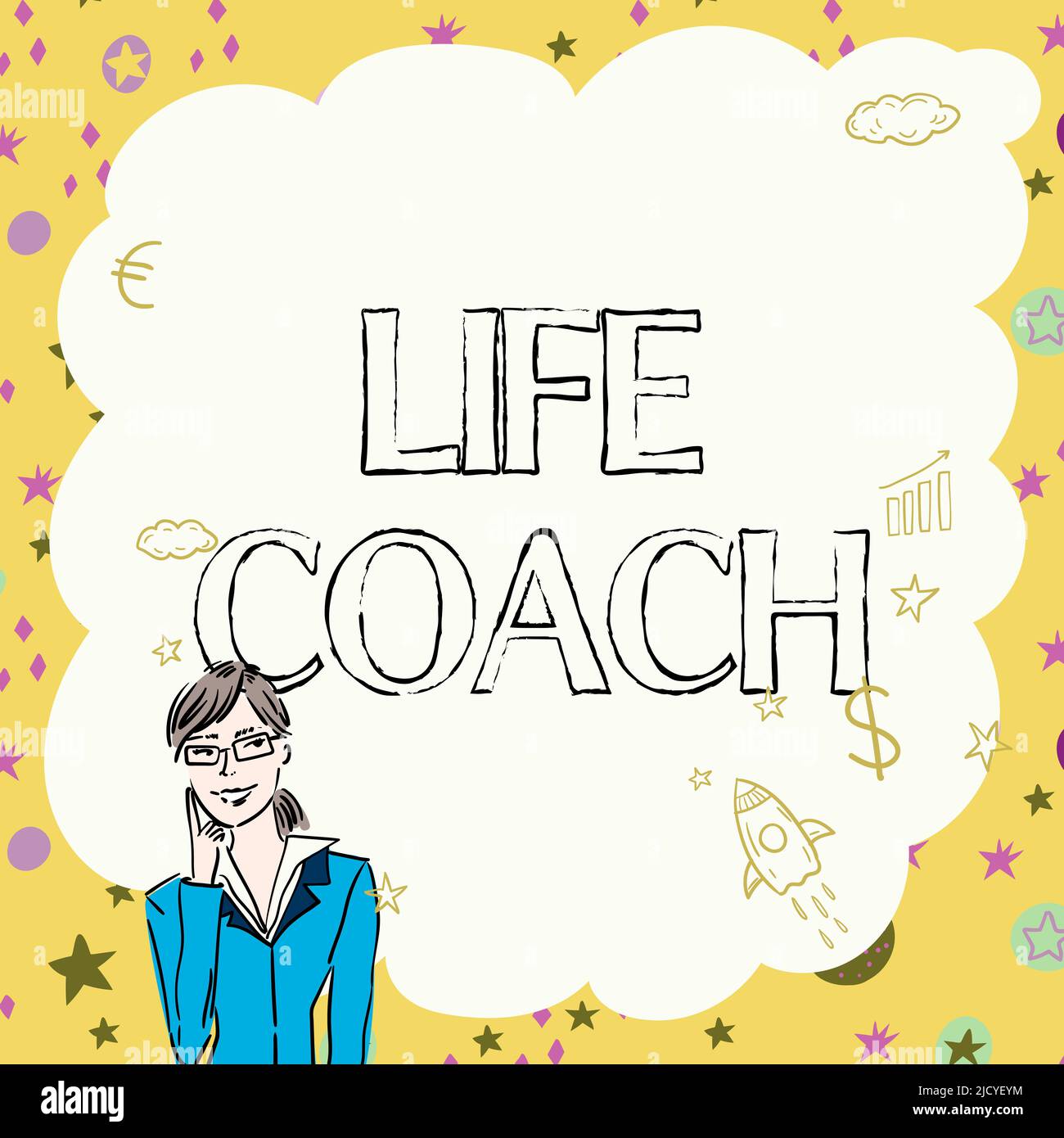 Hand writing sign Life Coach, Business showcase A person who advices ...