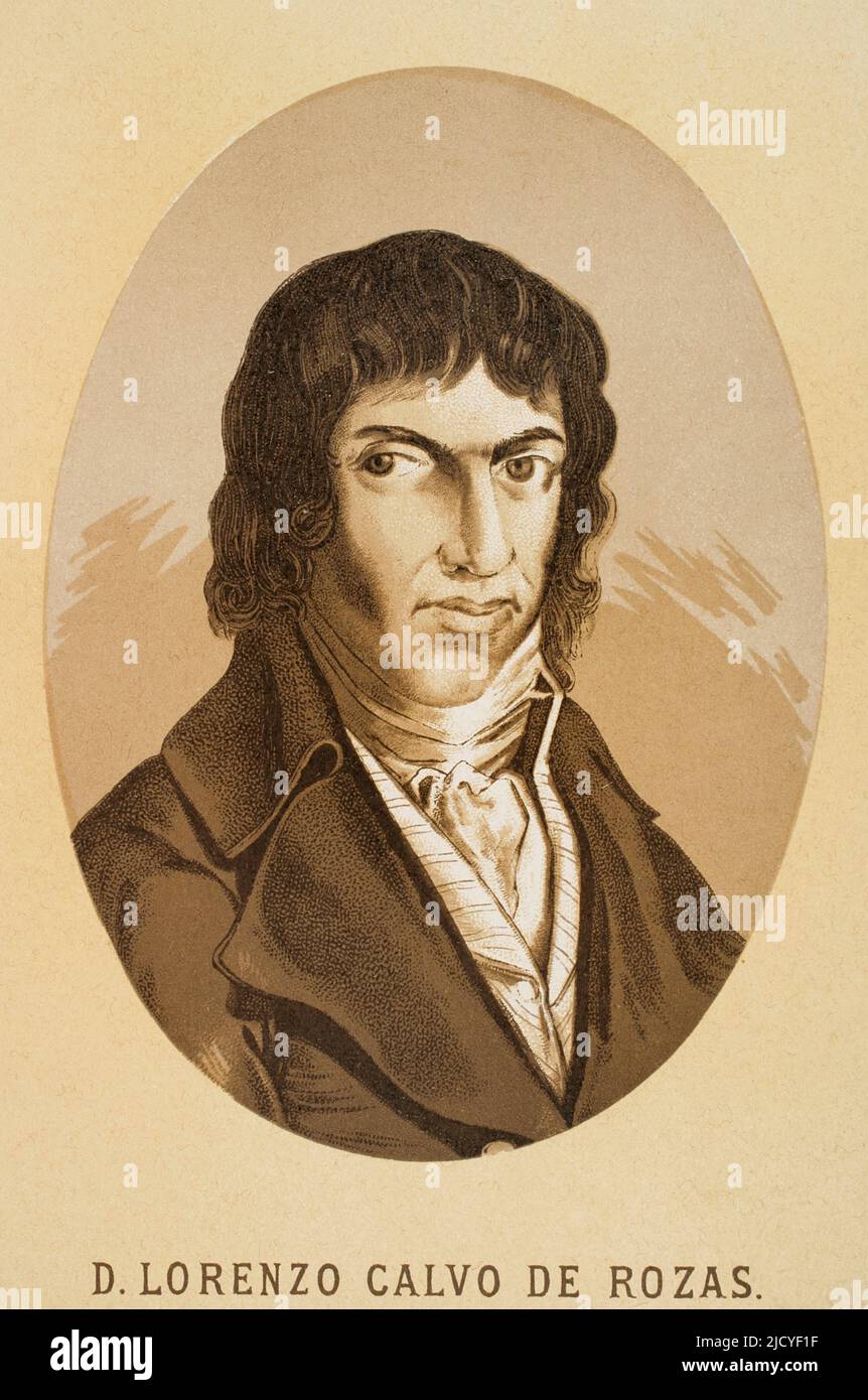 Lorenzo Calvo de Rozas (1773-1850). Spanish liberal politician and ...