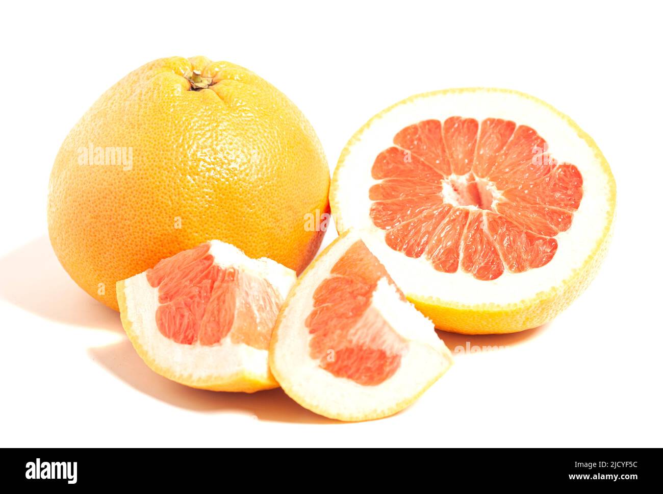 Grapefruit isolated on white background Stock Photo - Alamy