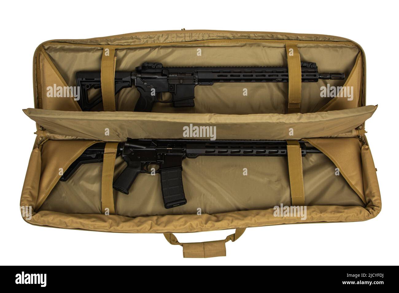 Soft light beige gun case with extra pockets. Bag for storing and ...