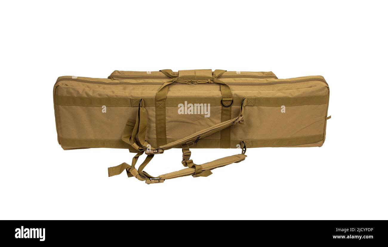 Soft light beige gun case with extra pockets. Bag for storing and ...