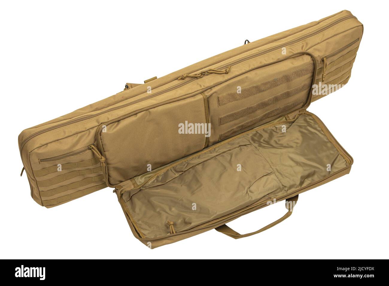 Soft light beige gun case with extra pockets. Bag for storing and ...