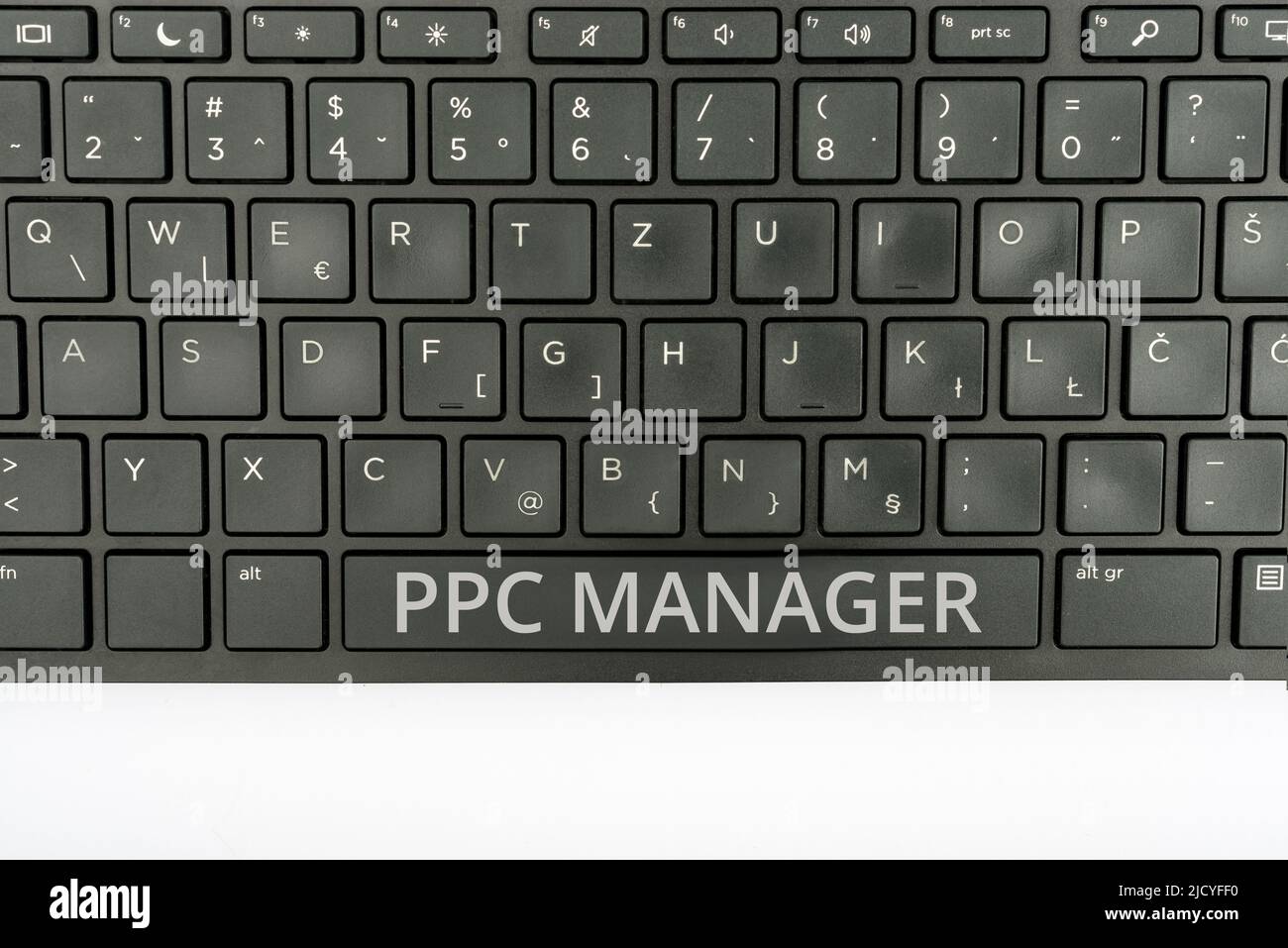 Writing displaying text Ppc Manager. Business showcase which ...