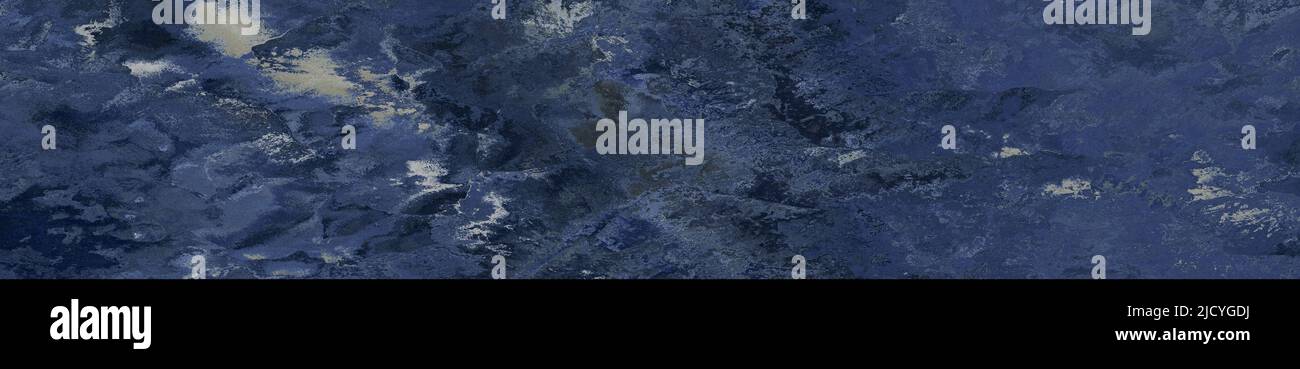 Blue marble background. 2d illustration. Abstract texture and ...