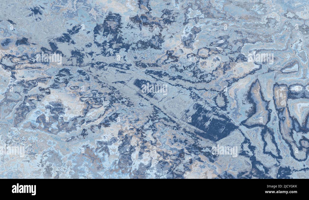 Blue marble abstract background. 2d illustration Stock Photo - Alamy