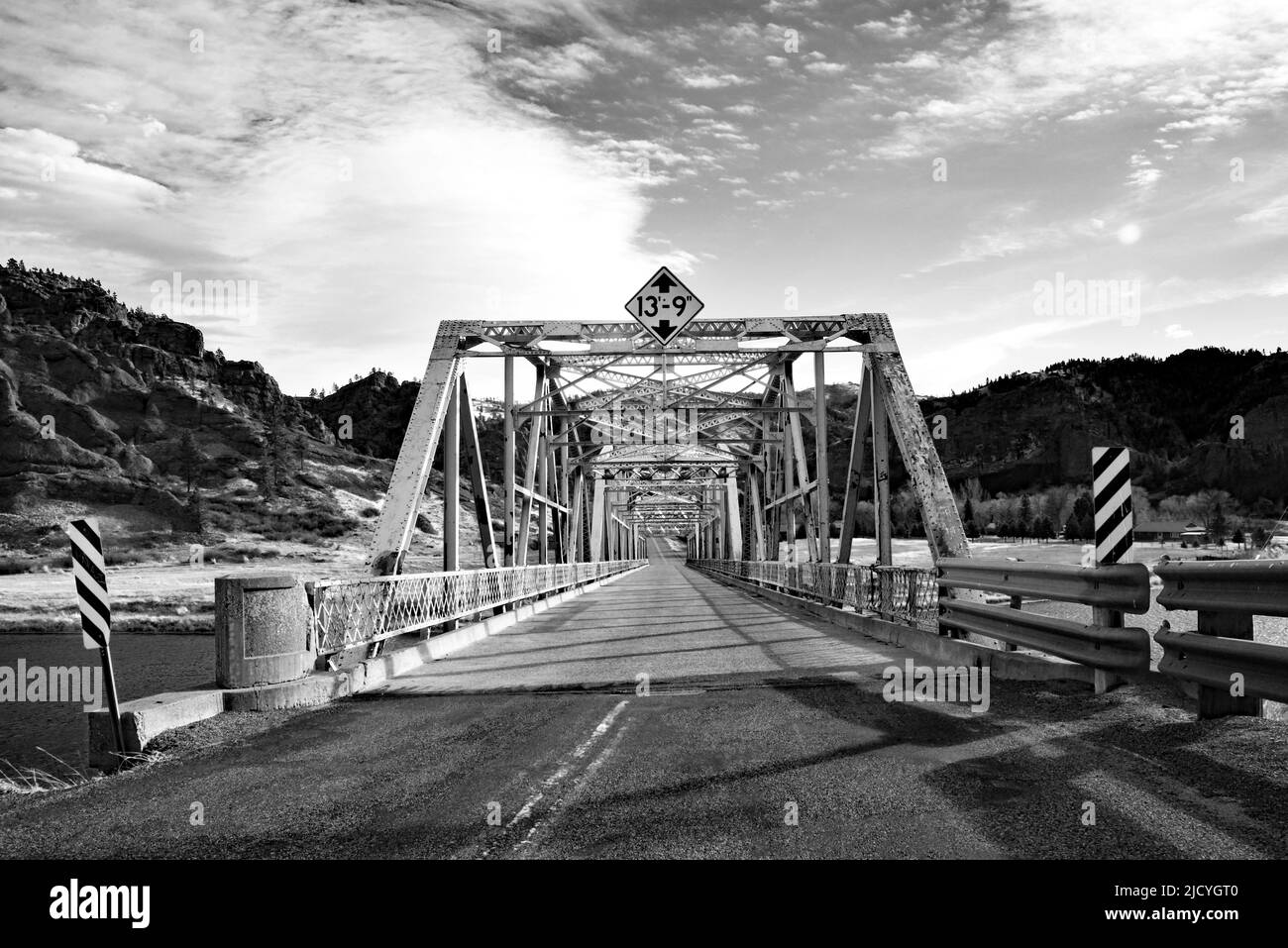 Hardy Bridge, Cascade, Montana USA Stock Photo - Alamy