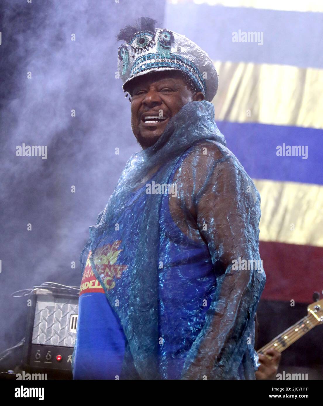 June 15, 2022, New York, New York, USA: Singer/musician GEORGE CLINTON ...