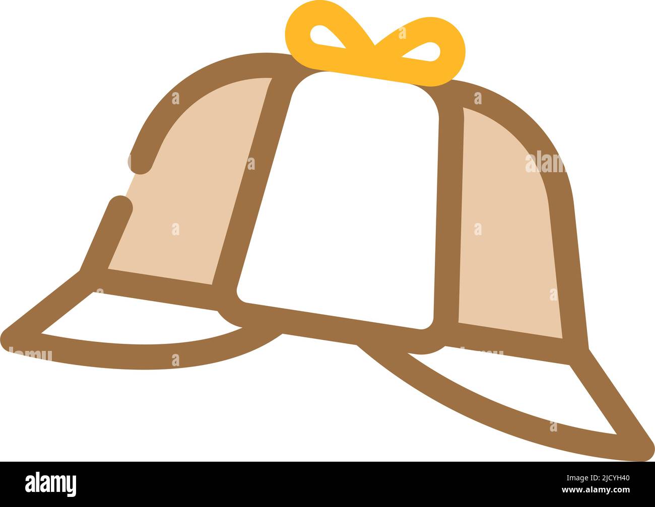 deer hunter hat color icon vector illustration Stock Vector Image & Art ...