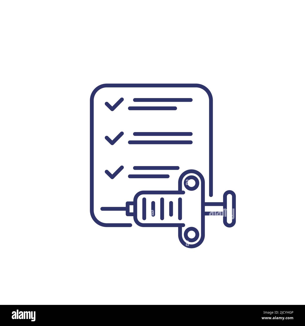 biopsy test icon, line vector Stock Vector Image & Art - Alamy