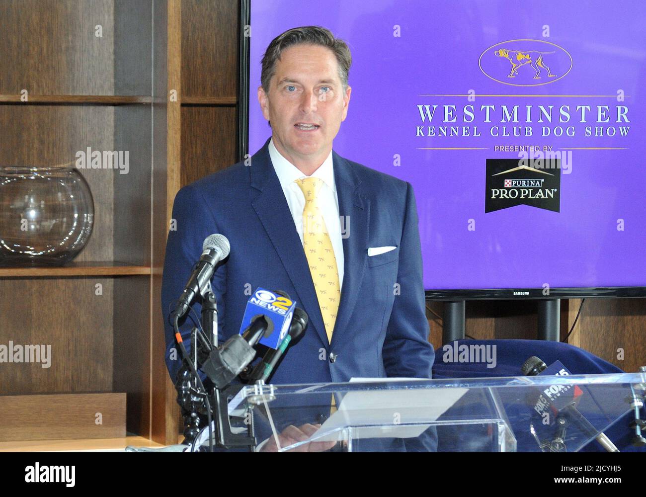 New York, USA. 23rd June, 2022. Darrell W. Crate speaks at the ...