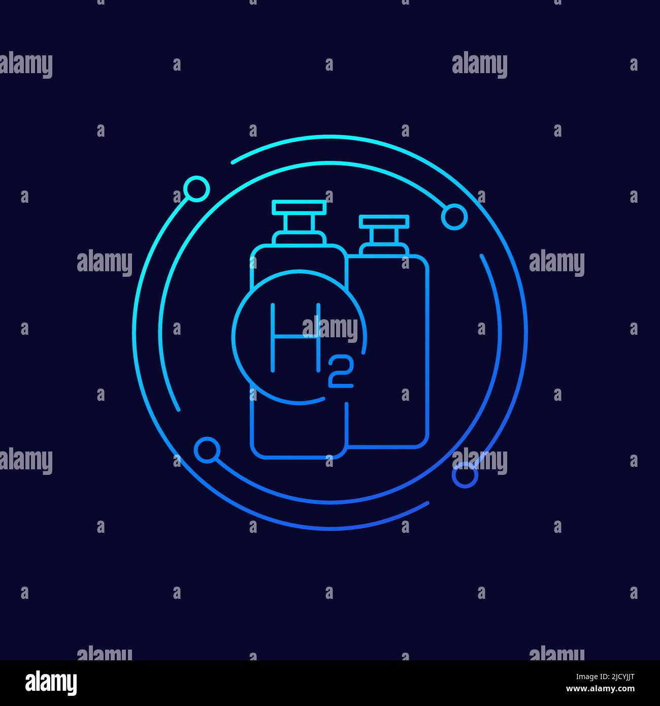hydrogen tanks icon, h2 storage line art Stock Vector Image & Art - Alamy