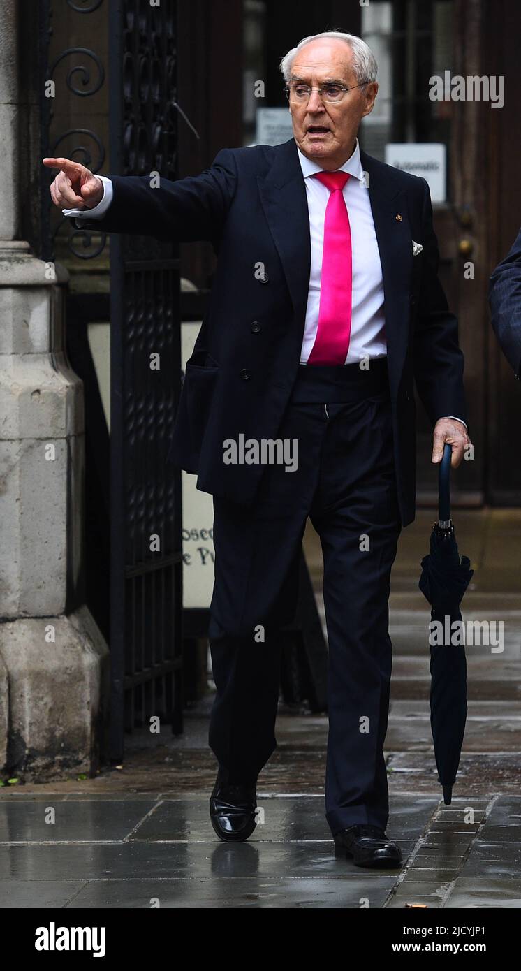 File photo dated 01/10/19 of Sir Frederick Barclay leaving the High ...