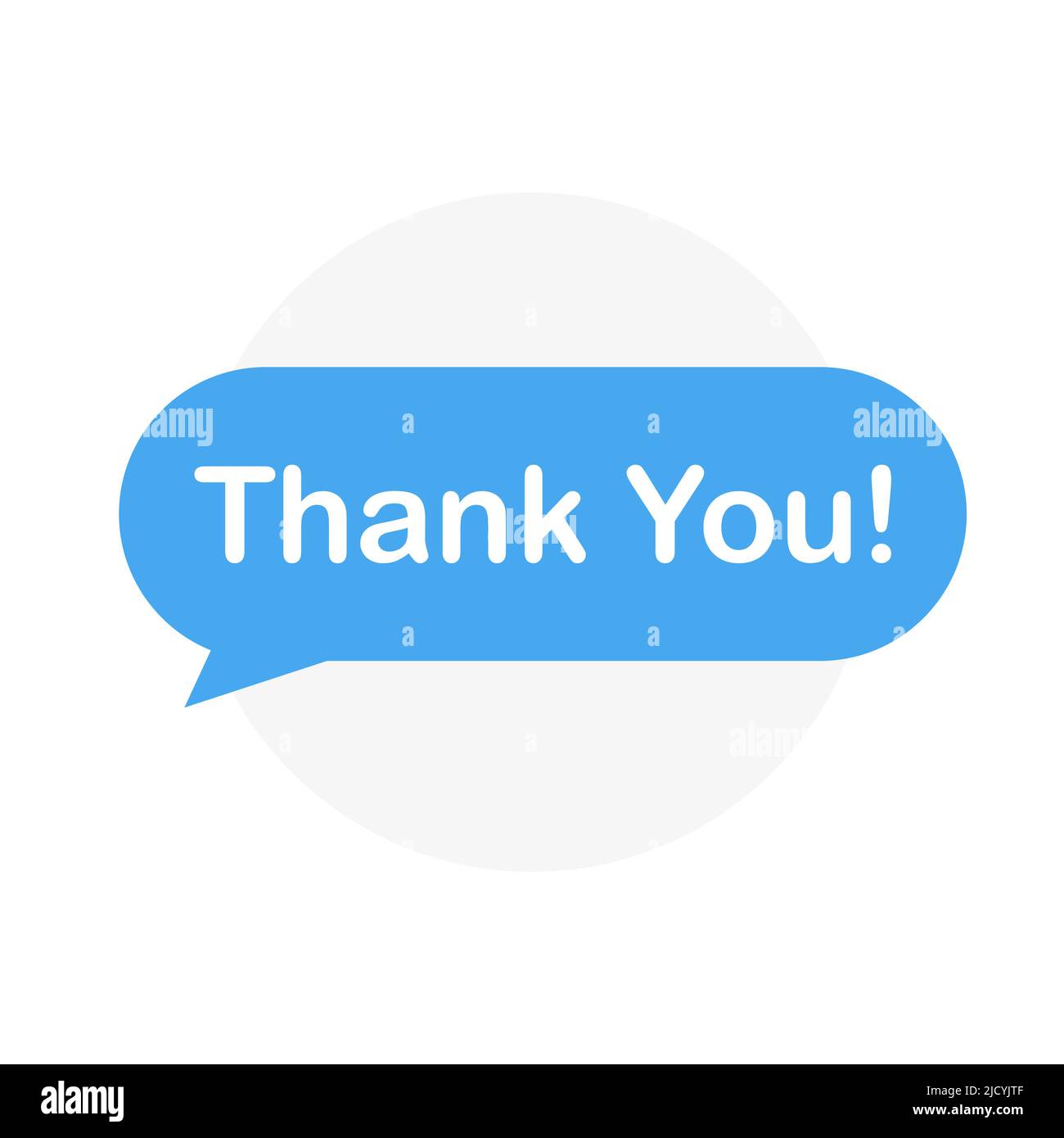 Thank you speech bubble hi-res stock photography and images - Alamy