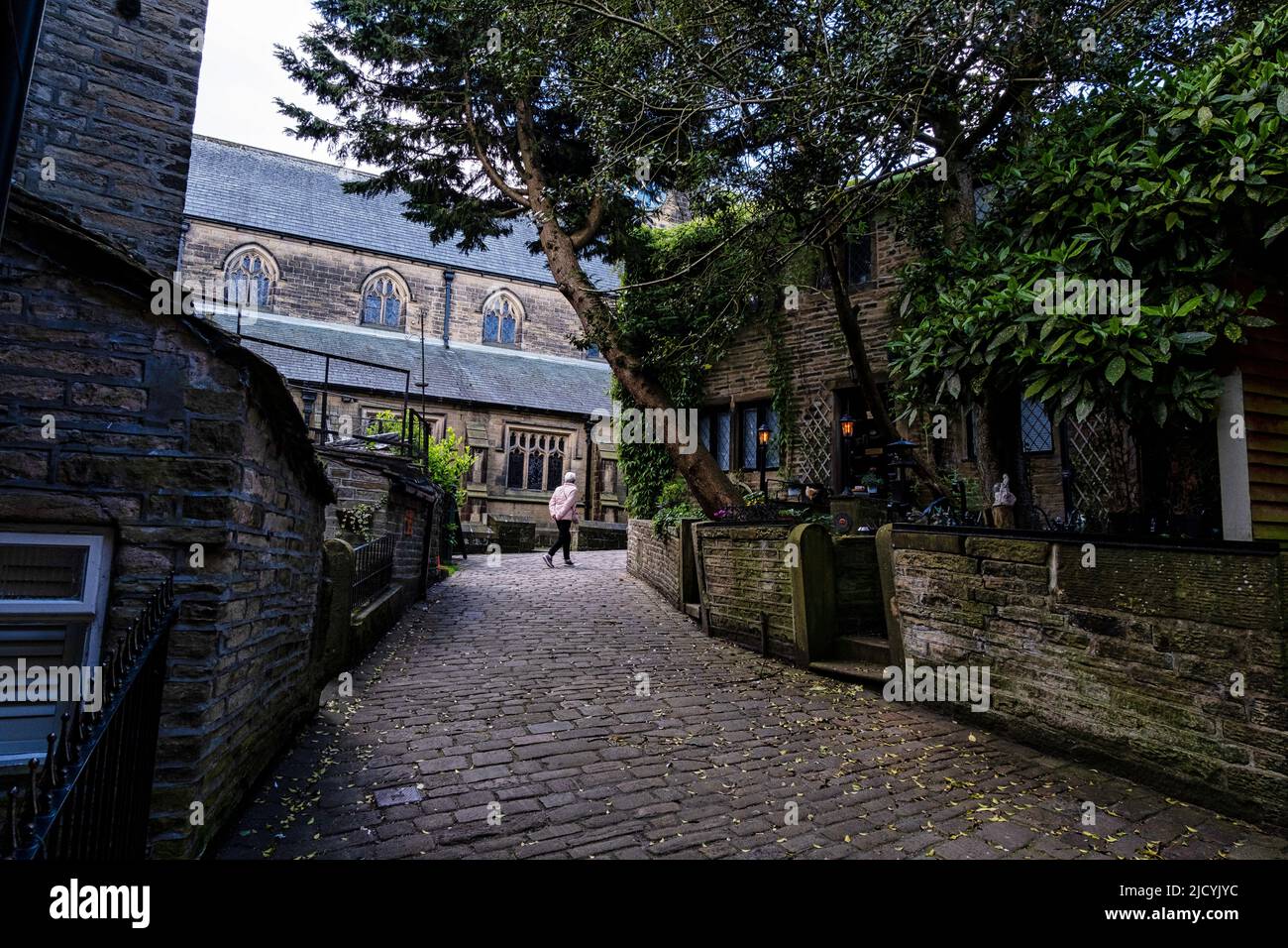 The Bronte village of Haworth, Keighley, West Yorkshire Stock Photo - Alamy