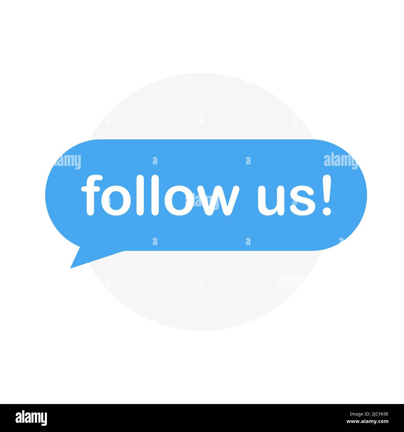 Follow me Stock Vector Images - Alamy