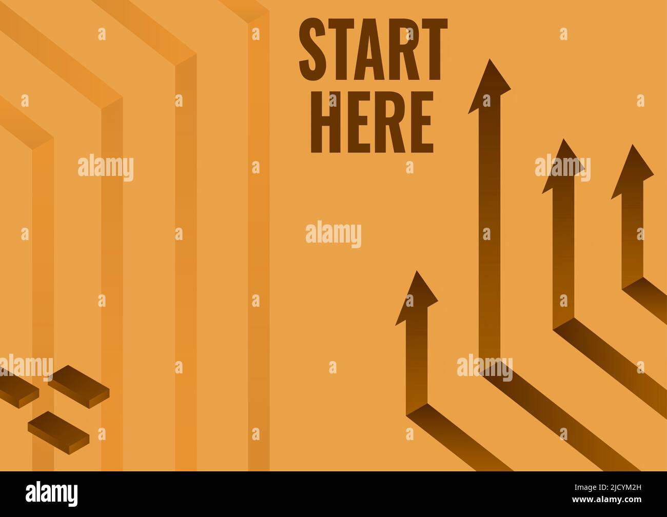 Writing displaying text Start Here. Business overview telling someone ...