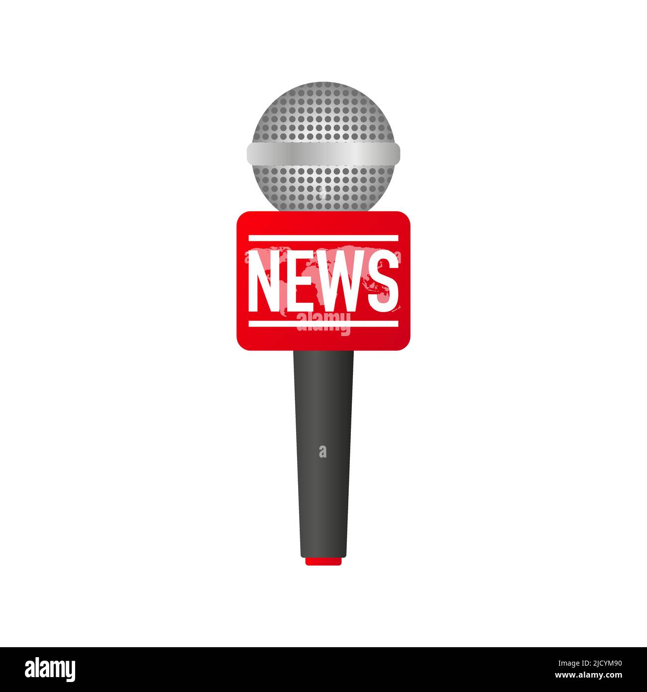 Microphone, broadcasting, news maker. Vector illustration Stock Vector ...